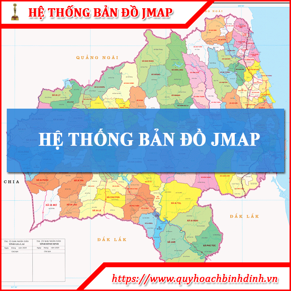 Đăng nhập Hệ thống bản đồ jMap , Quy hoạch Gia Lai, Bình Ðịnh